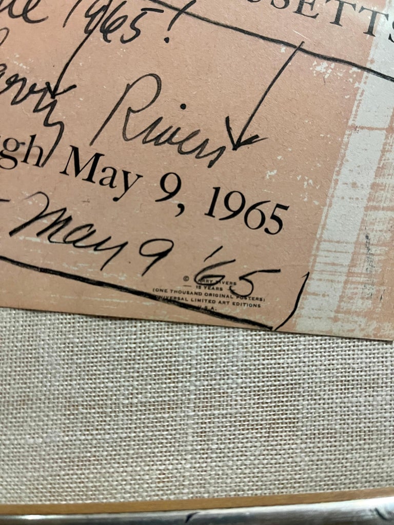 Larry Rivers - Original Vintage Pop Art 1965 Collage Lithograph Larry ...