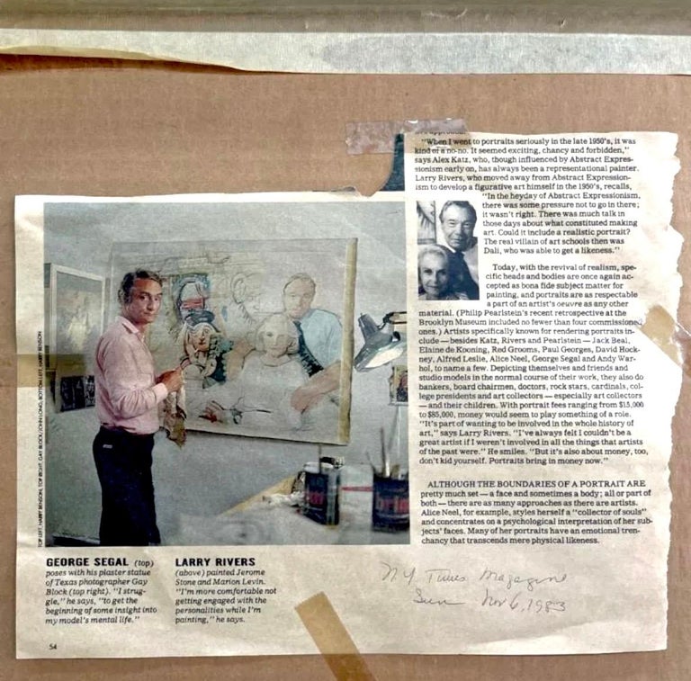 Larry Rivers - Original Vintage Pop Art 1965 Collage Lithograph Larry ...