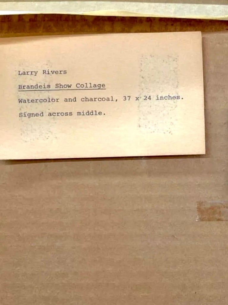 Larry Rivers - Original Vintage Pop Art 1965 Collage Lithograph Larry ...