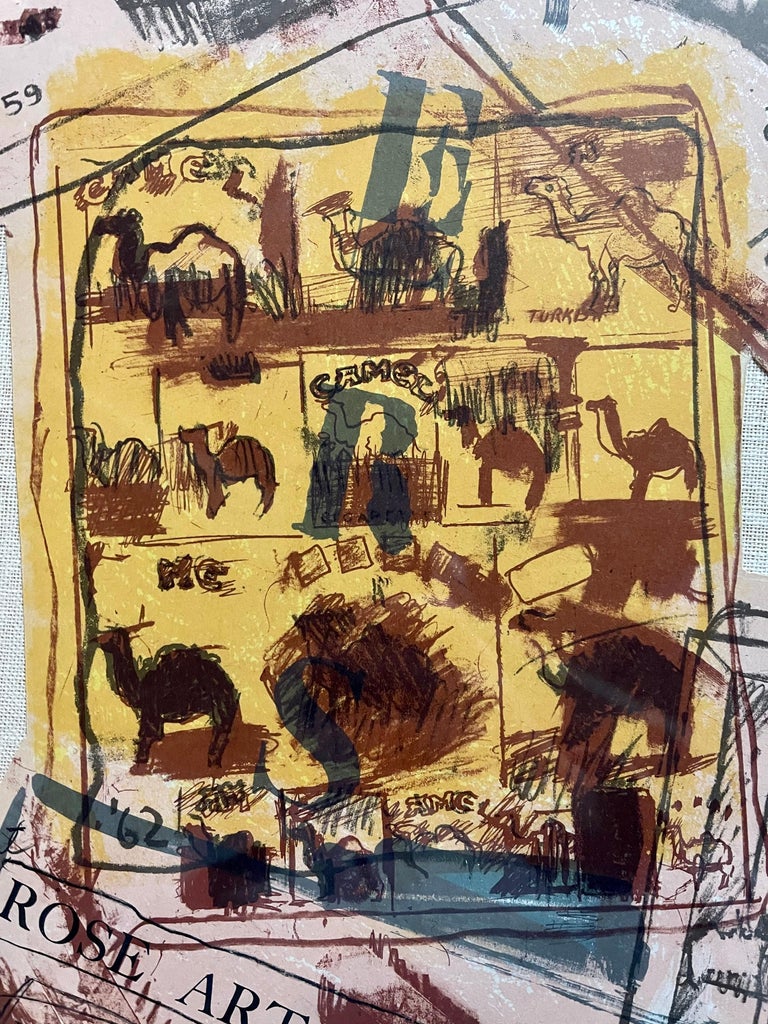 Larry Rivers - Original Vintage Pop Art 1965 Collage Lithograph Larry ...