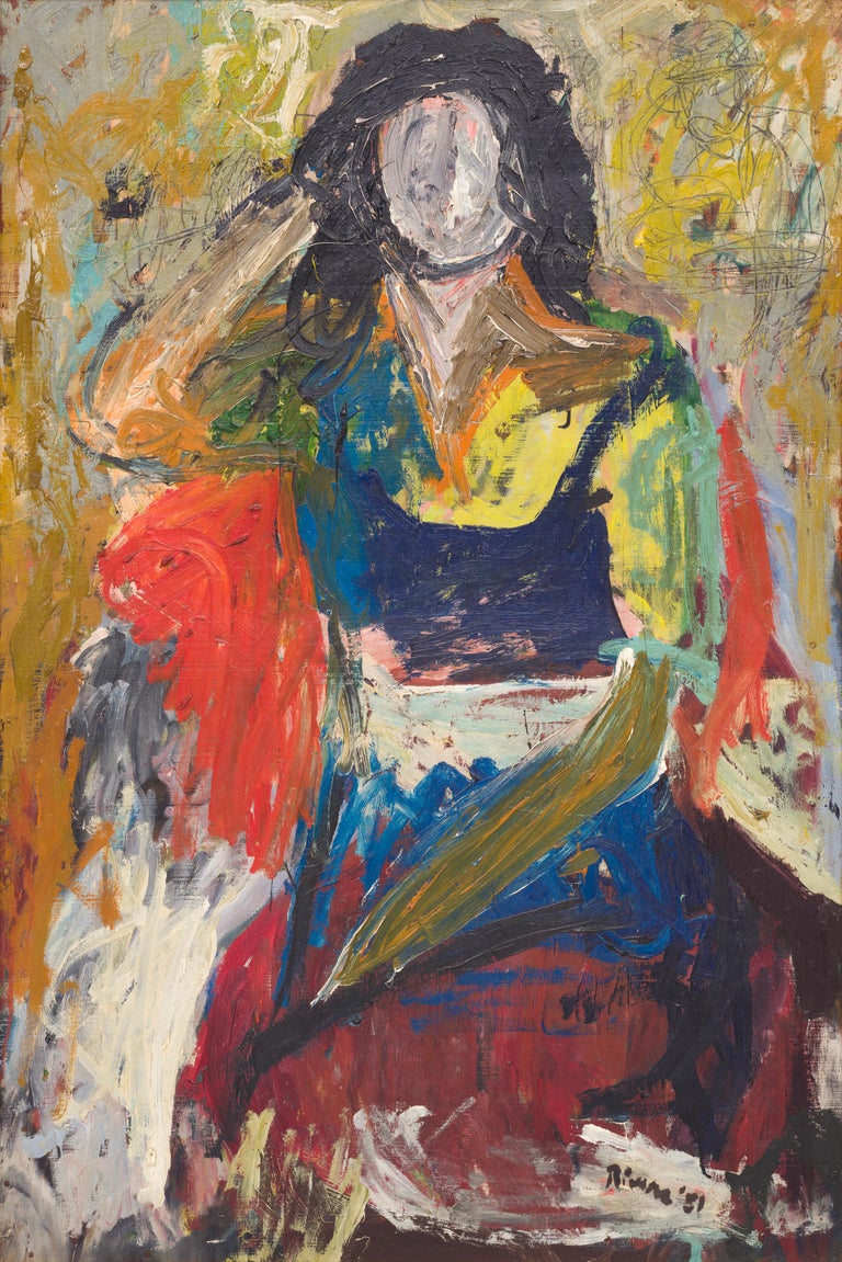 Larry Rivers - Woman, Larry Rivers, 1951 (female figurative modernist ...