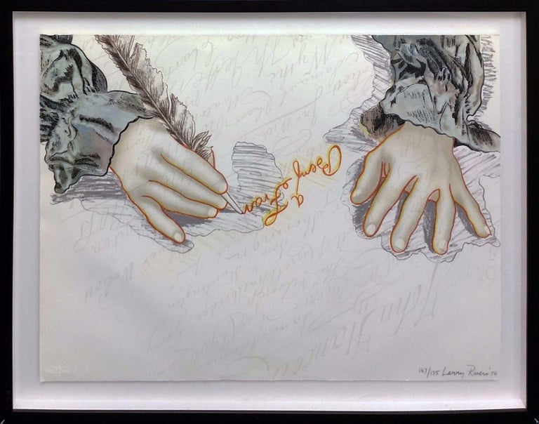 Larry Rivers - BIG B SIGNS UP For Sale at 1stDibs