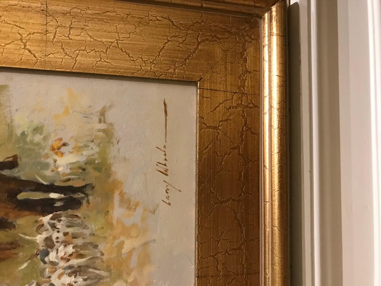Larry Wheeler - Contemporary, impressionistic Fox Hunt scene by well ...