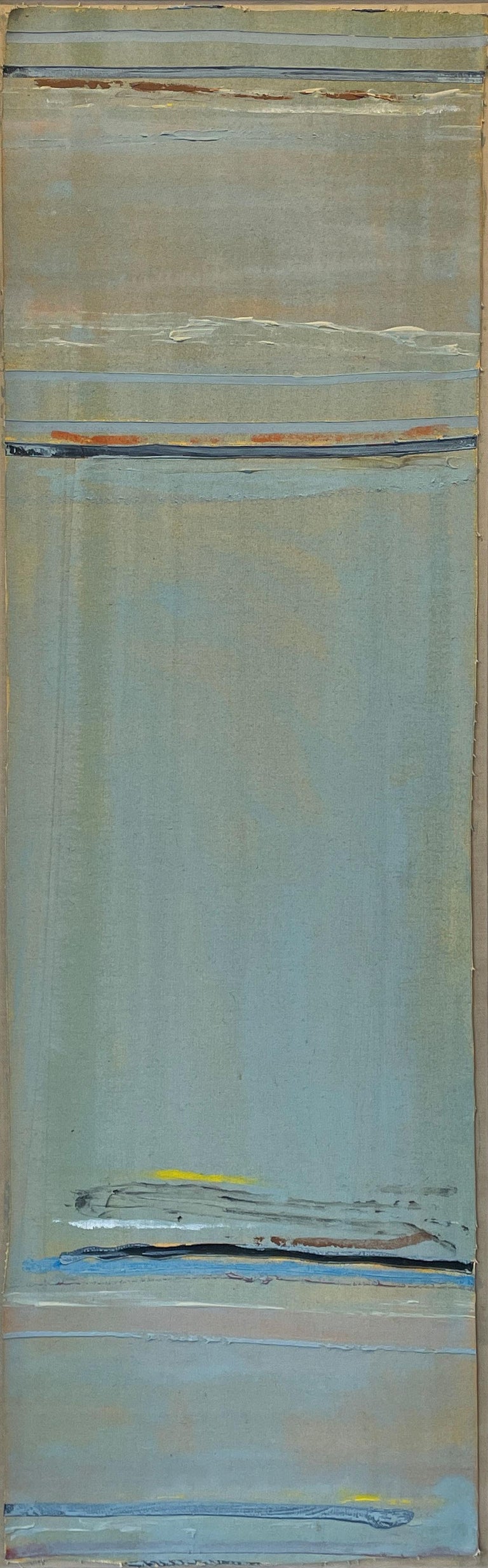 Larry Zox - "Untitled," Larry Zox, Abstract Expressionist, Blue Color ...