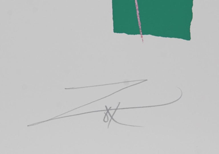 Larry Zox - Larry Zox, Sounds Cut I, Abstract Expressionist Print For ...