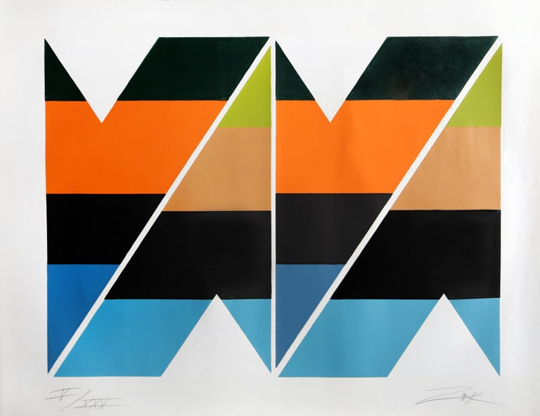 Larry Zox - Scissors Jack 2, Silkscreen by Larry Zox For Sale at 1stDibs