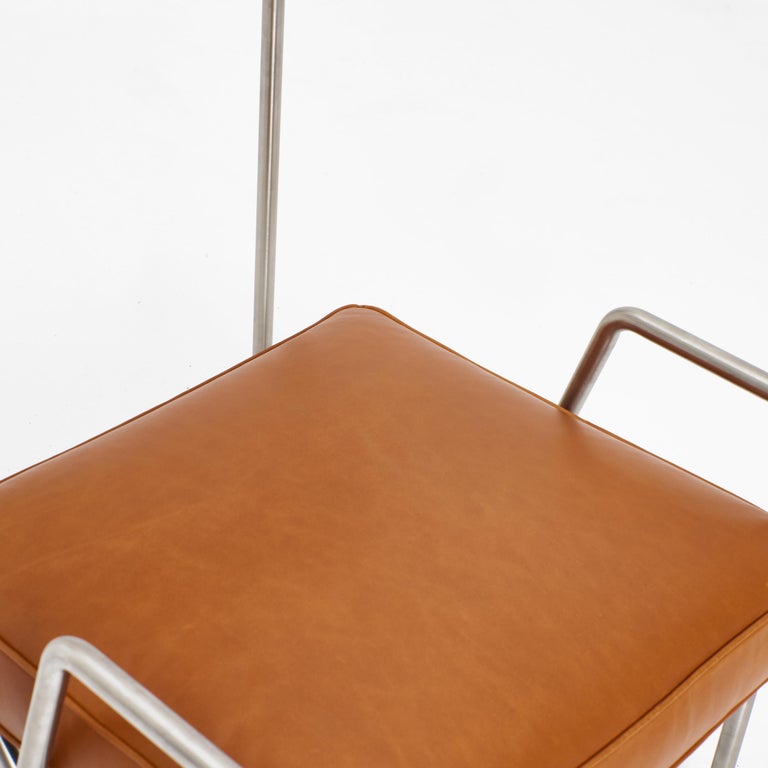 Larry's Lounge Chair in Tan Leather For Sale at 1stDibs