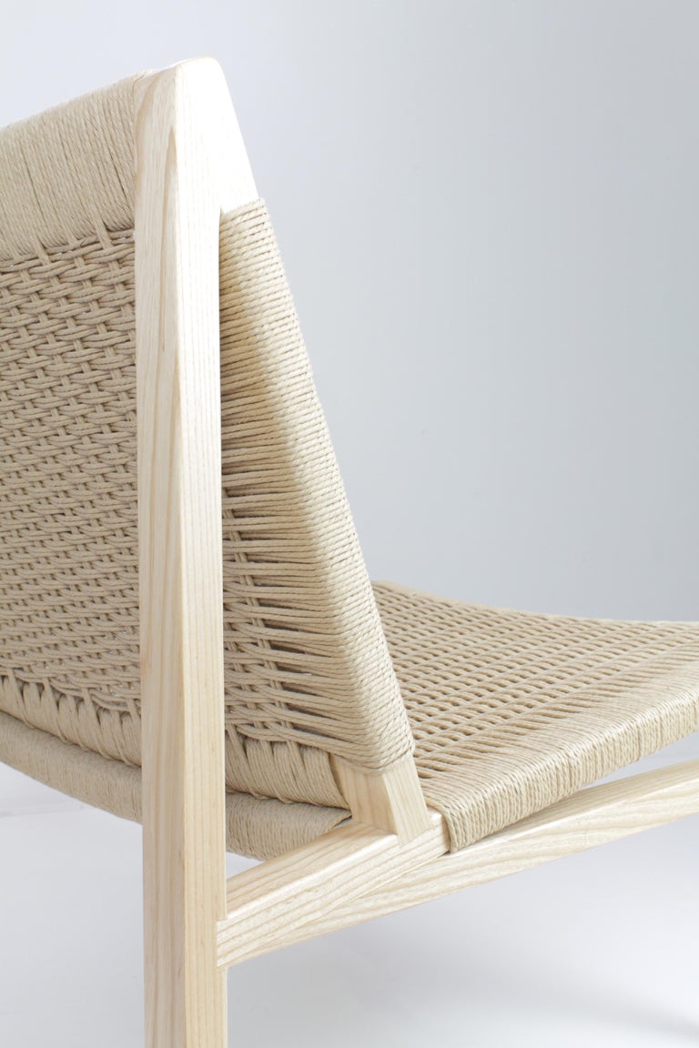 Lars Contemporary Woven Lounge Chair For Sale at 1stDibs