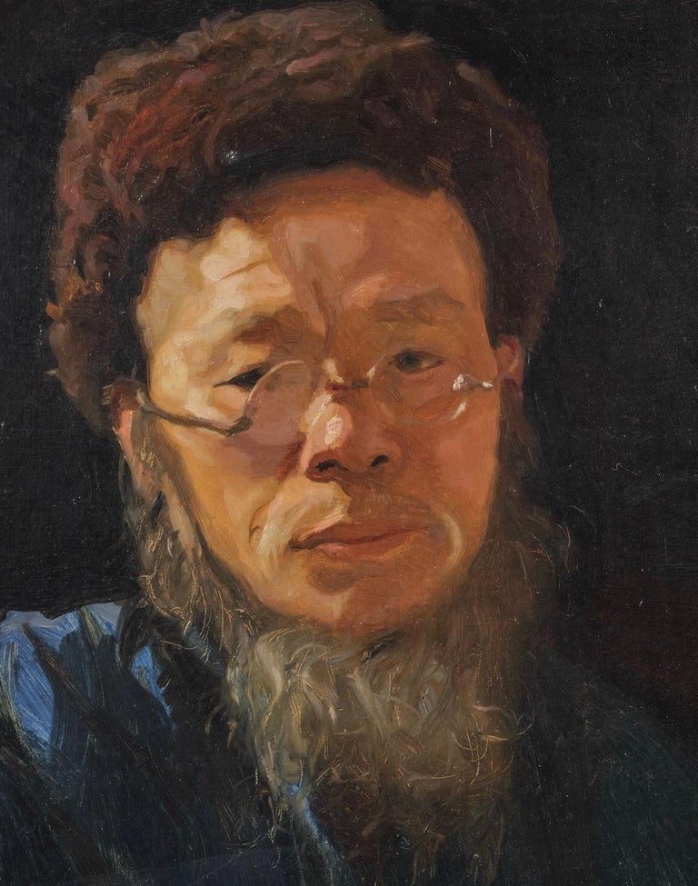 Laszlo Tatz - Portrait of a Chinese Man For Sale at 1stDibs