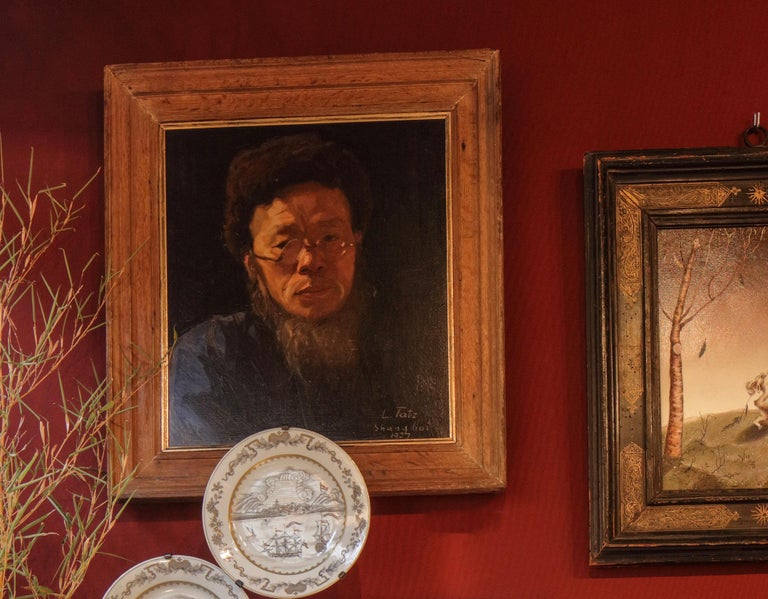 Laszlo Tatz - Portrait of a Chinese Man For Sale at 1stDibs