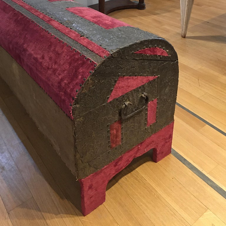 Late 15th Century Italian Renaissance Wedding Chest in Wood and Iron ...