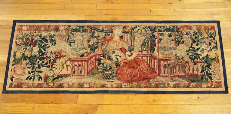 Late 16th Century Brussels Mythological Tapestry, Horizontal, Woman and ...