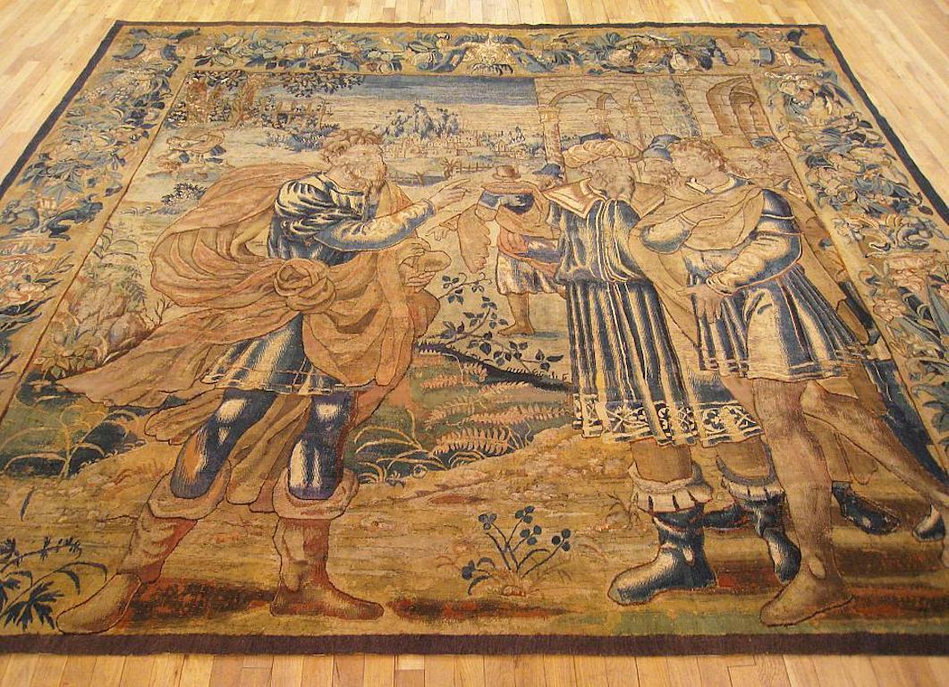 Late 16th Century Flemish Historical Tapestry, with the Roman General ...