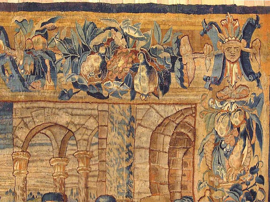 Late 16th Century Flemish Historical Tapestry, with the Roman General ...
