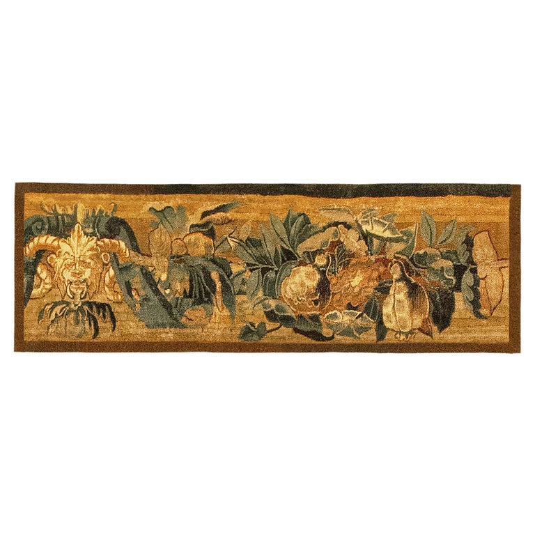 Late 16th Century Flemish Historical Tapestry with Flowers, Horizontal ...