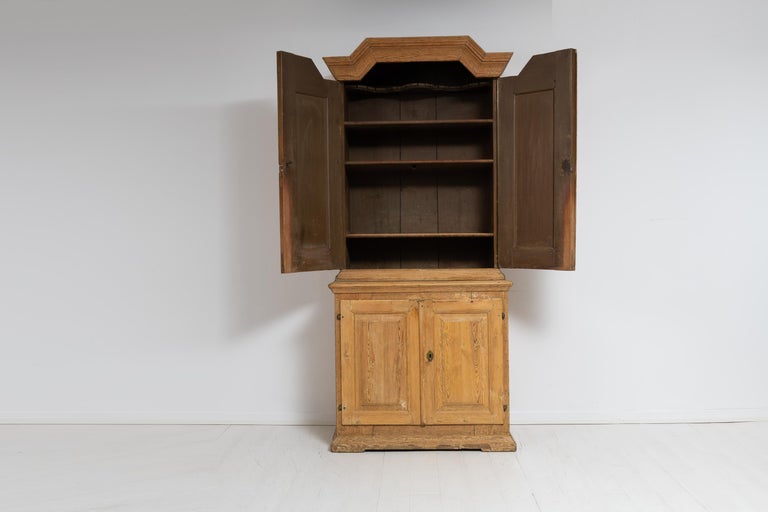 Late 1700s Swedish Baroque Style Country House Cabinet at 1stDibs