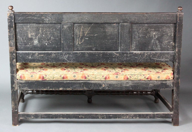 Late 17th Century Carved Oak Settle For Sale at 1stDibs