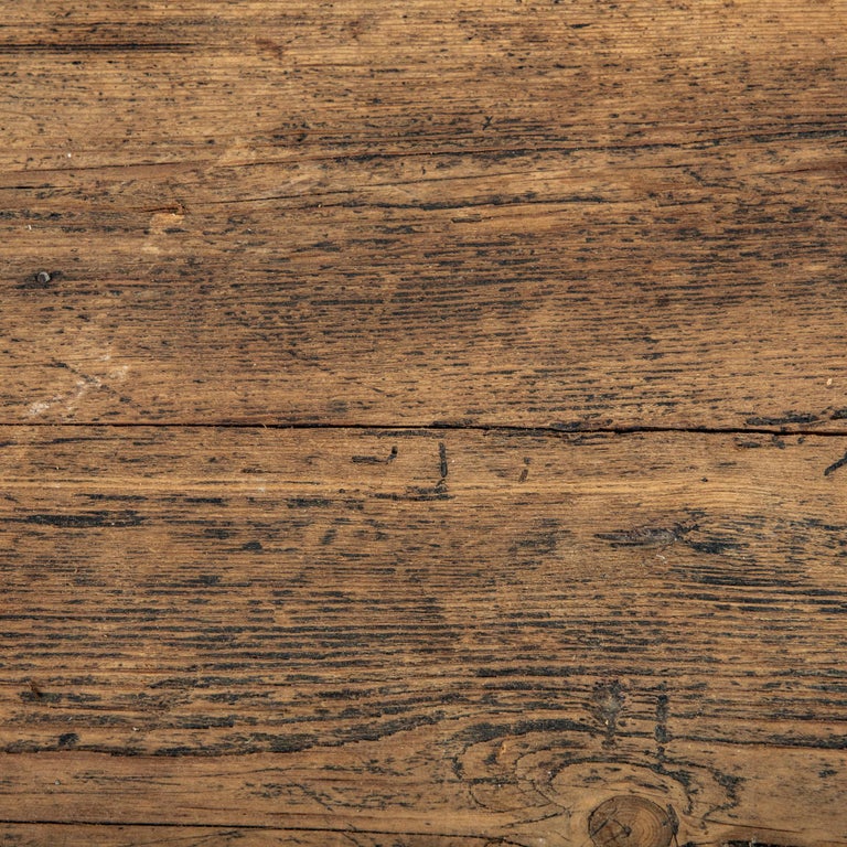 Late 17th Century French Hand-Pegged Pine Mountain Table, Writing Table ...