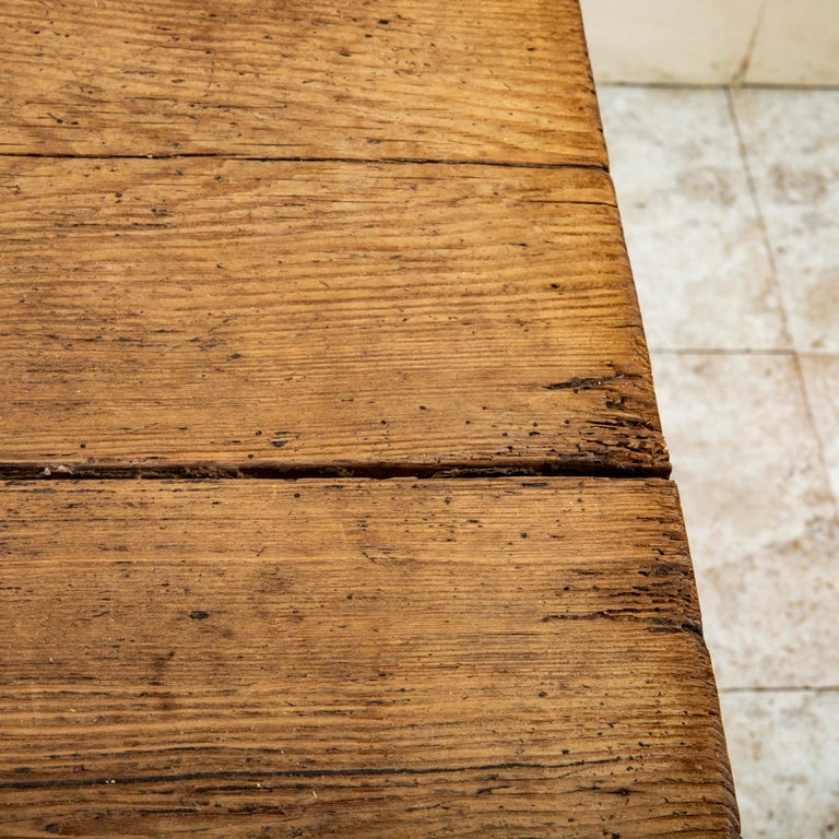 Late 17th Century French Hand-Pegged Pine Mountain Table, Writing Table ...