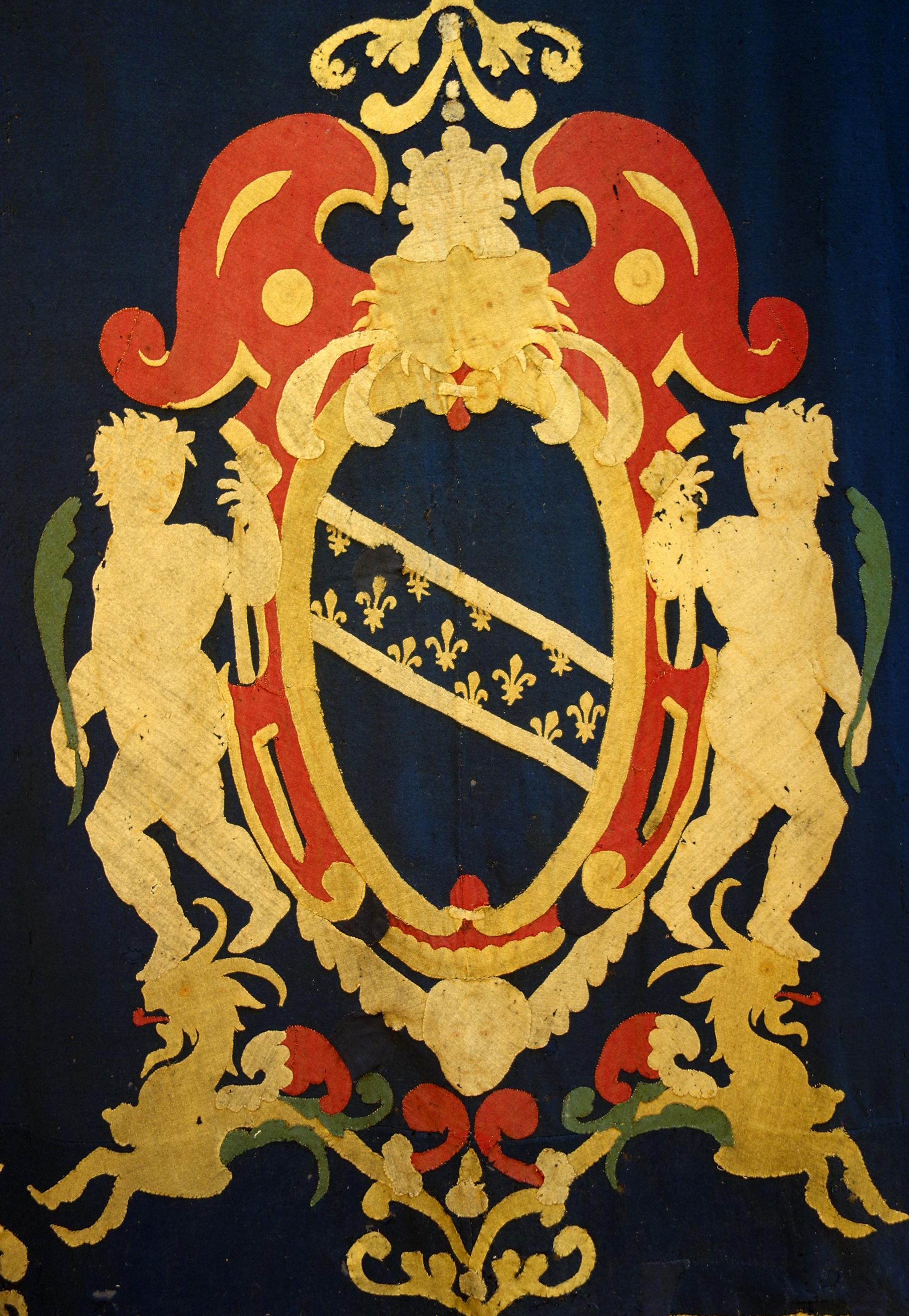 Late 17th Century Italian Heraldic Coat of Arms Tapestry, Lucca, circa ...