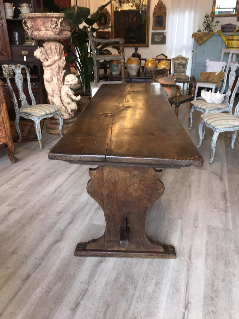 Late 17th Century Italian Walnut Dining Refectory Table at 1stDibs