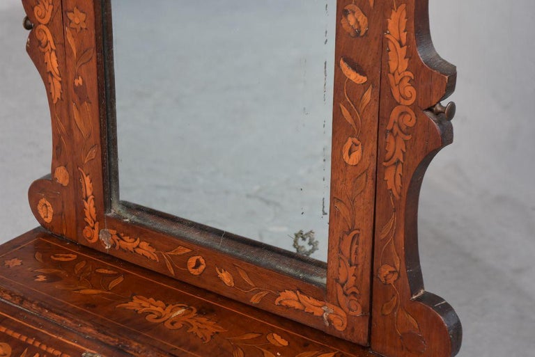 Late 17th Century Table Dressing Table Inlaid For Sale at 1stdibs