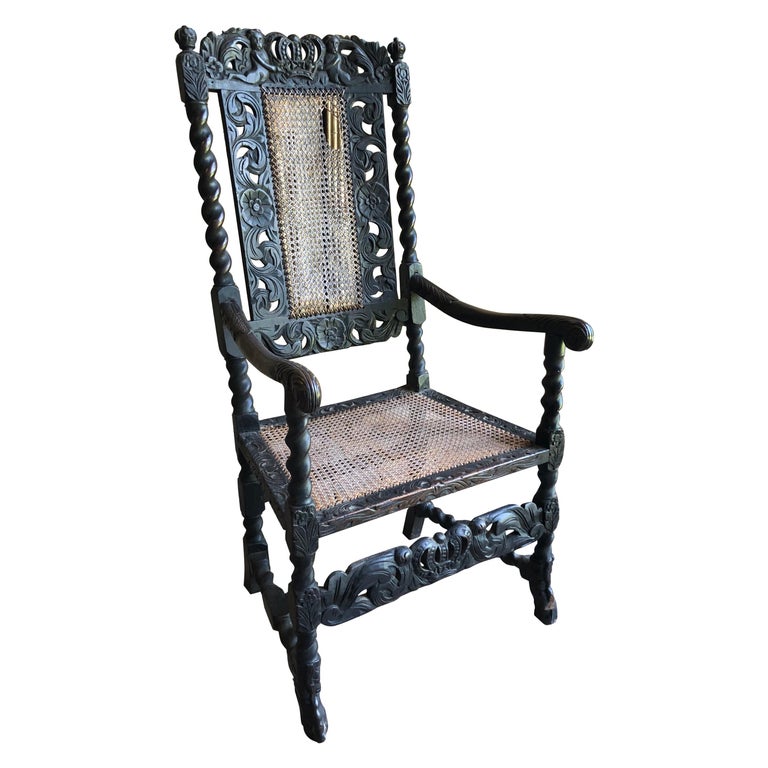 Late 17th Century William and Mary Armchair For Sale at 1stDibs