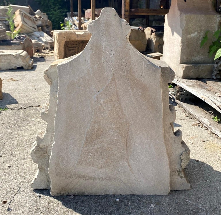 Late 1800s Carved Limestone Architectural Building Corbels with ...