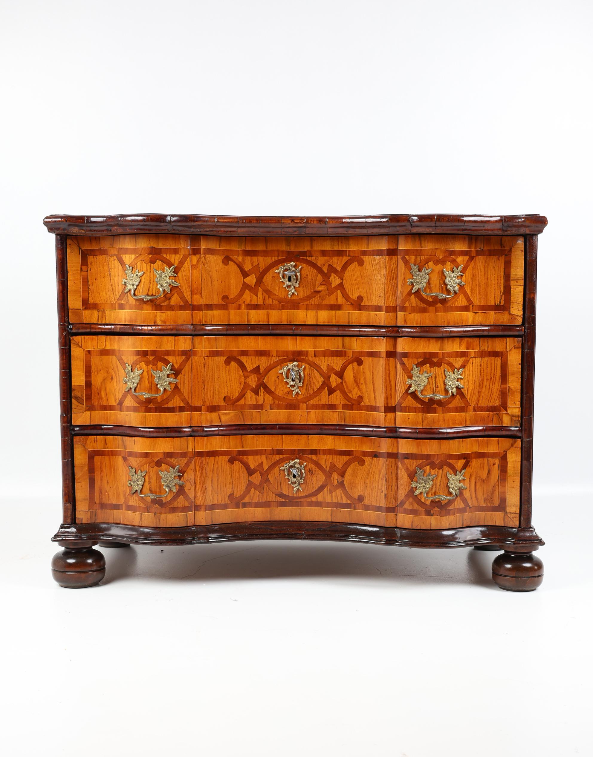 Late 18th Century Baroque Chest of Drawers with spectacular inlaid For ...
