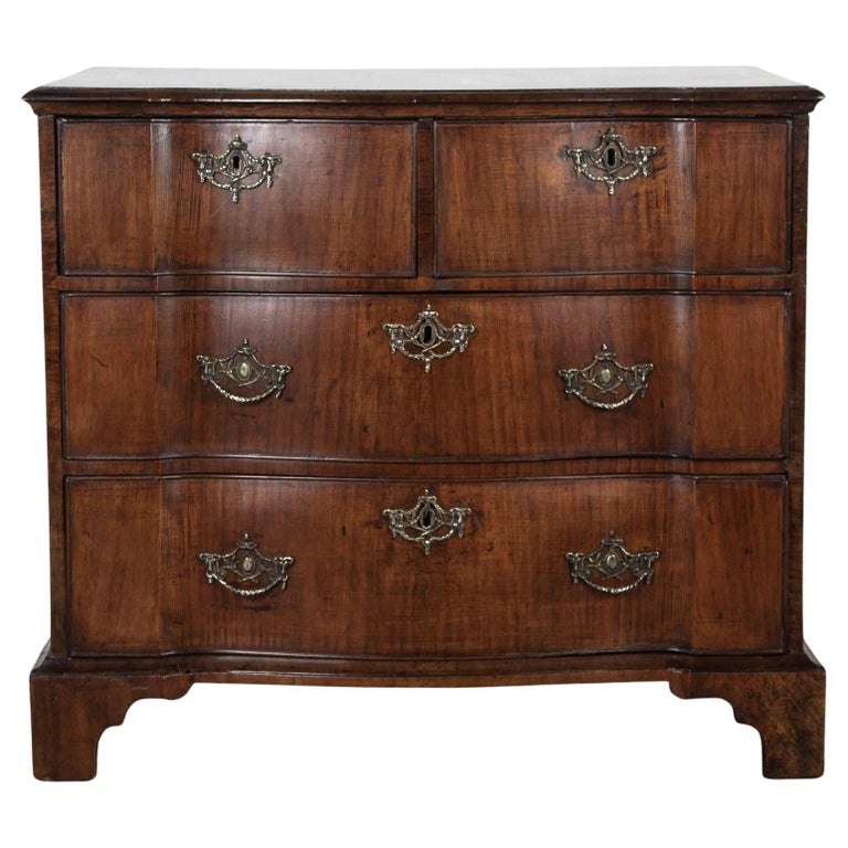 Late 18th Century Dutch Walnut Chest For Sale at 1stDibs