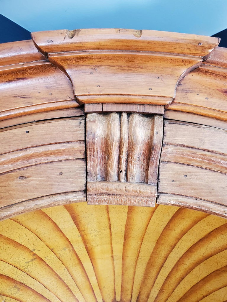 Late 18th Century English Pine Corner Cupboard with Shell Top and ...