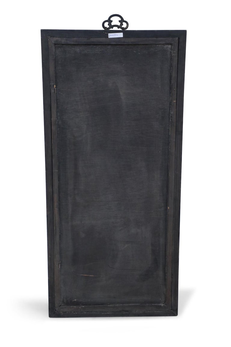 Late 18th Century Framed Chinese Glass Back Painted Scene of a Family ...