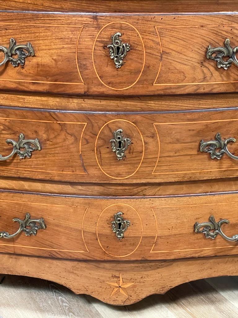 Late 18th Century French Directoire Walnut Inlaid Commode For Sale at ...