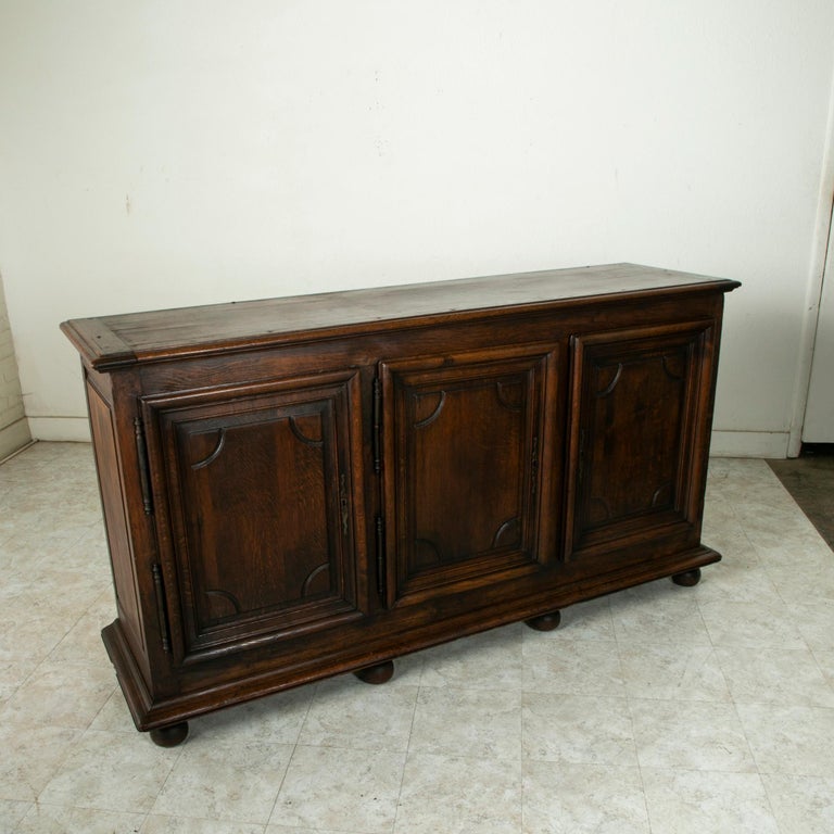 Late 18th Century French Louis XIV Style Oak Enfilade, Sideboard, or ...