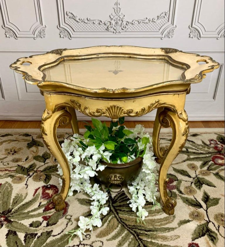 Late 18th Century French Louis XV Rococo Style Tray Table For Sale at ...