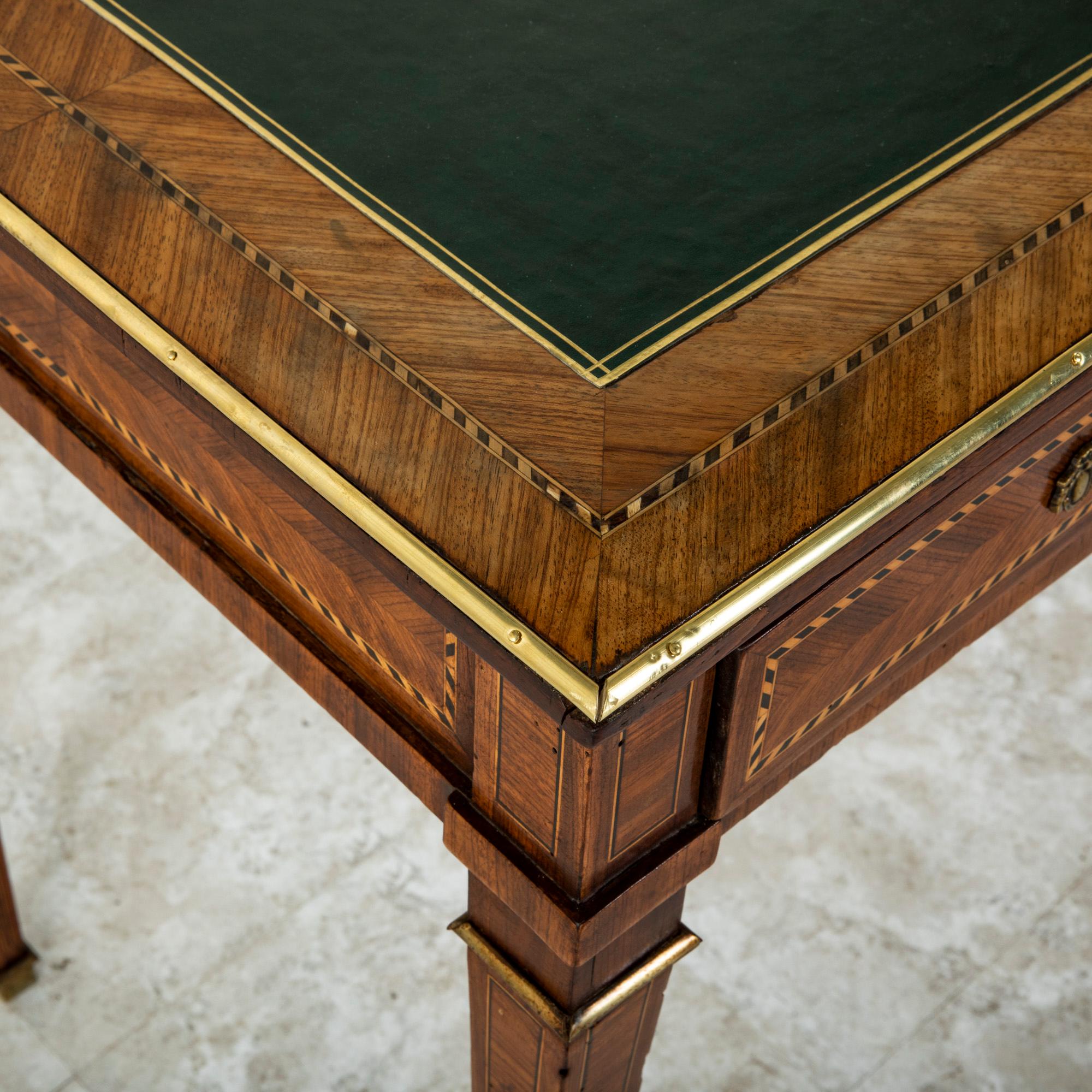 Late 18th Century French Louis XVI Period Marquetry Desk with Leather ...