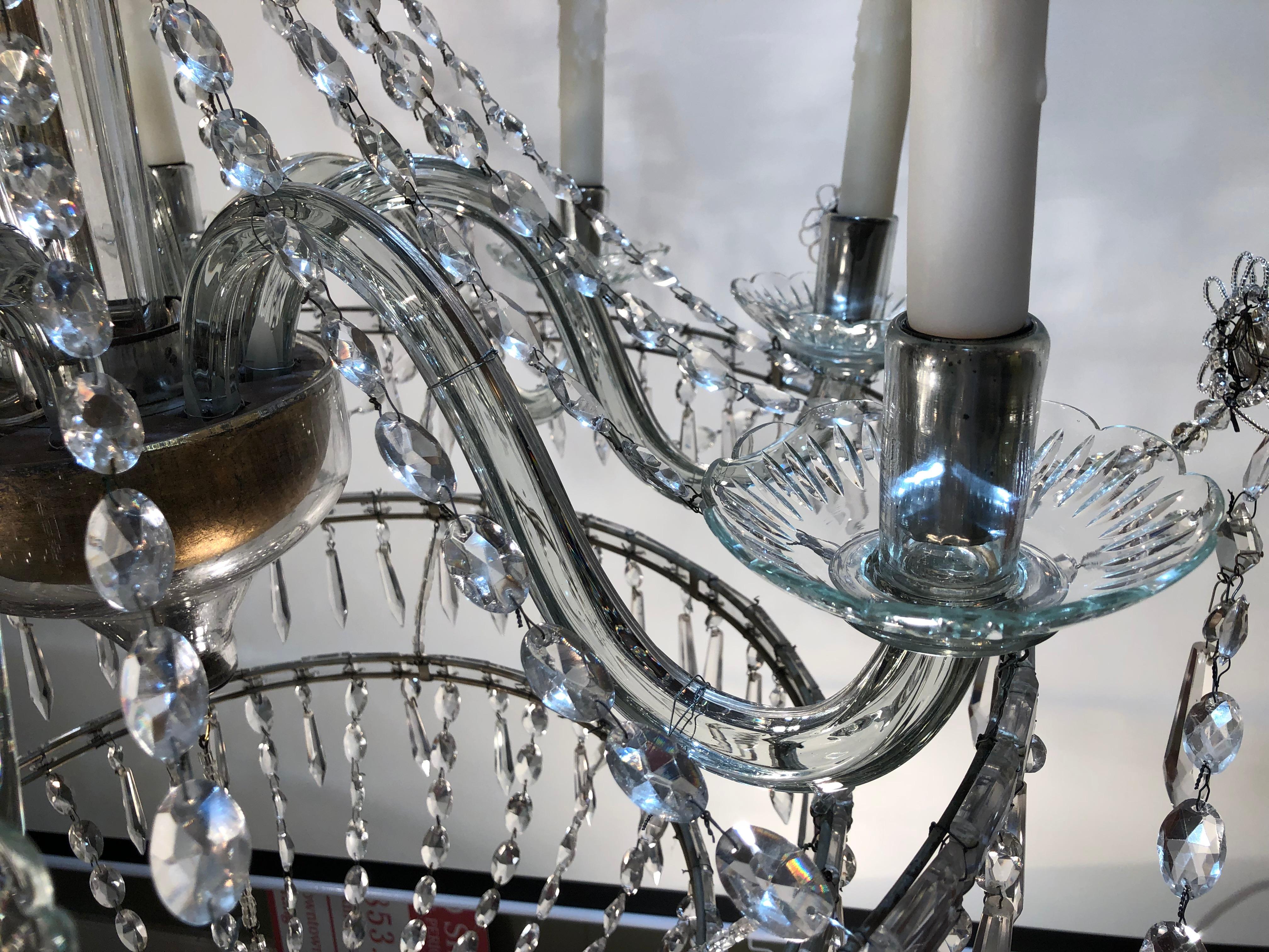 Late 18th Century Georgian Crystal 8-Arm Chandelier For Sale at 1stDibs ...