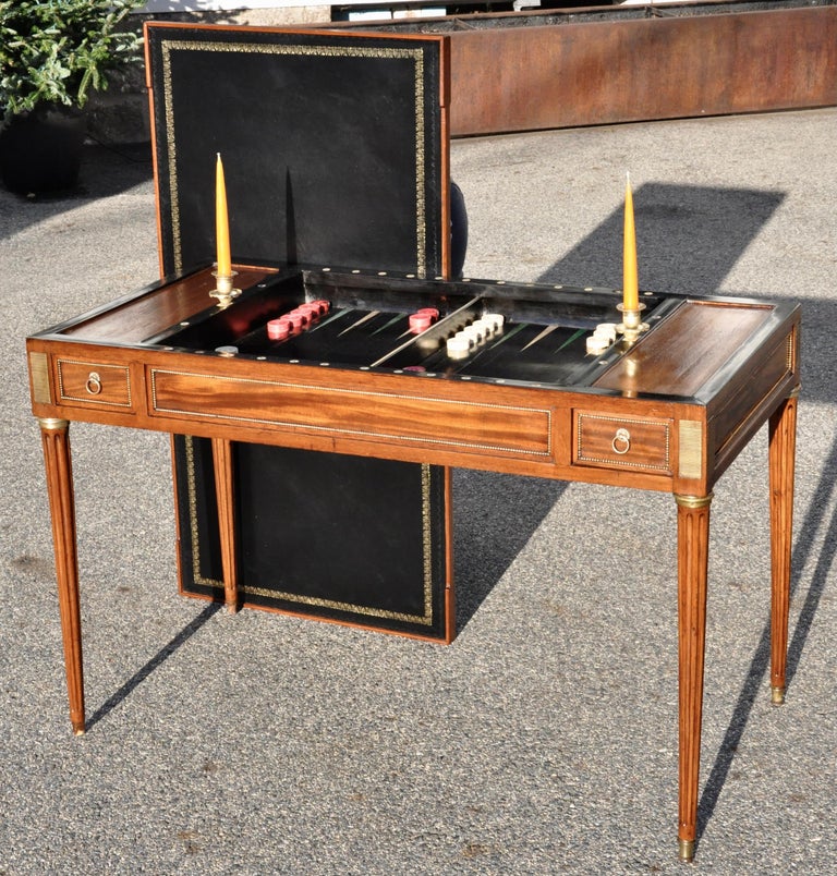 Late 18th Century Louis XVI Tric-Trac Backgammon Table at 1stDibs