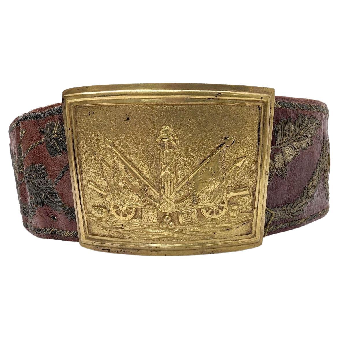 Late 19th Century Napoleonic General's Belt of the 1st French Republic ...