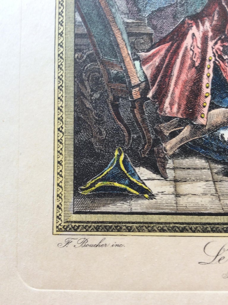 Late 18th Century Neoclassical French Fashion Engraving Print, François ...