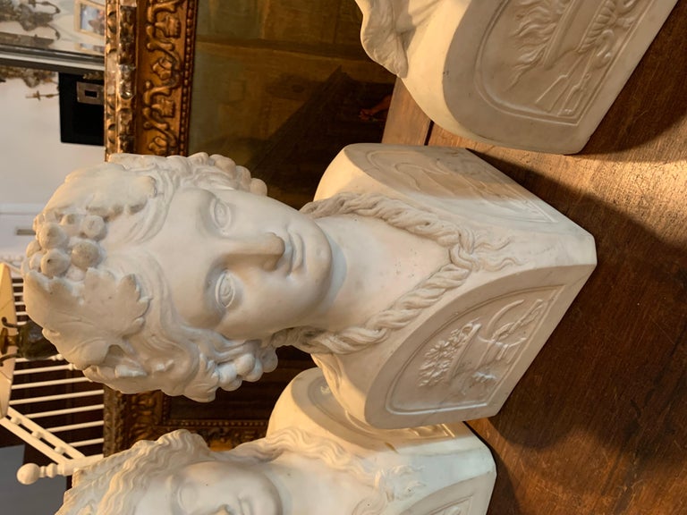 Late 18th Century Neoclassical Marble Four Sculptures at 1stDibs