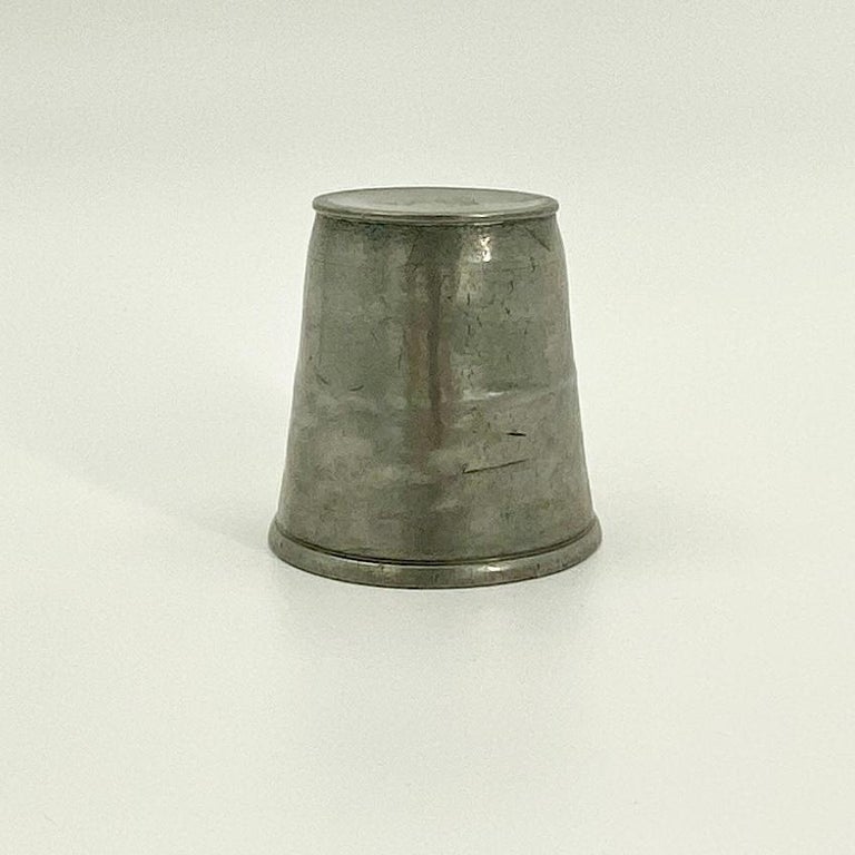 Late 18th Century Pewter Wine Beaker or Cup, Denmark For Sale at 1stDibs