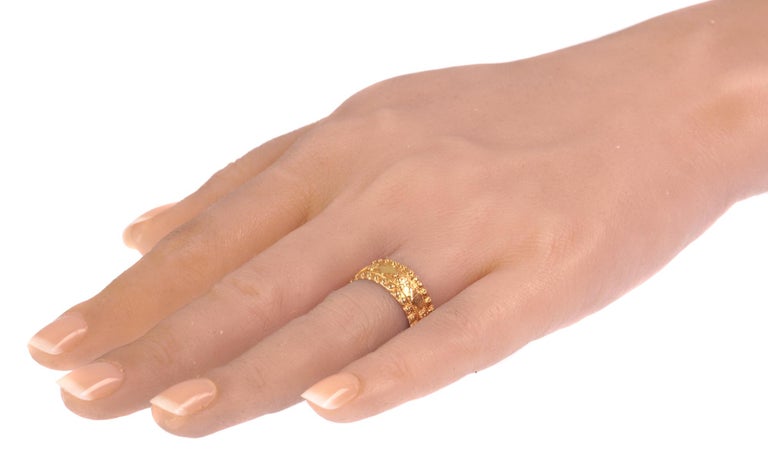 Late 18th Century Rococo Dutch Gold Ring with Amsterdam Hallmarks ...