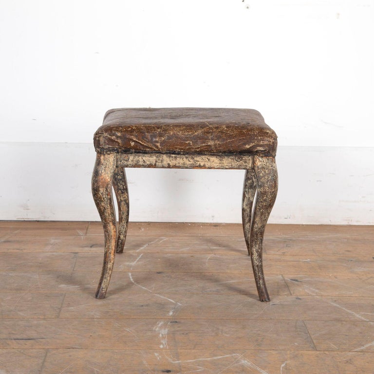 Late 18th Century Rococo Stool For Sale at 1stDibs