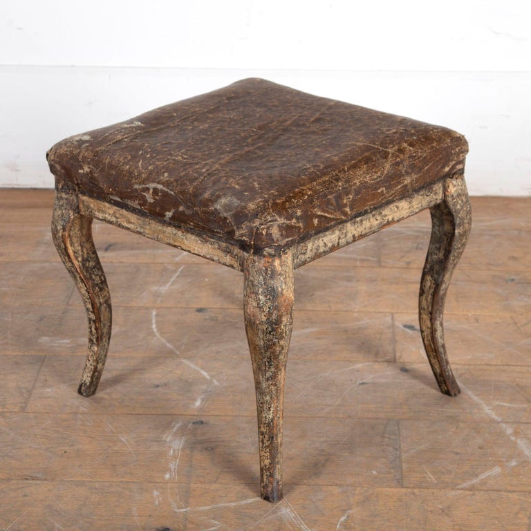 Late 18th Century Rococo Stool For Sale at 1stDibs