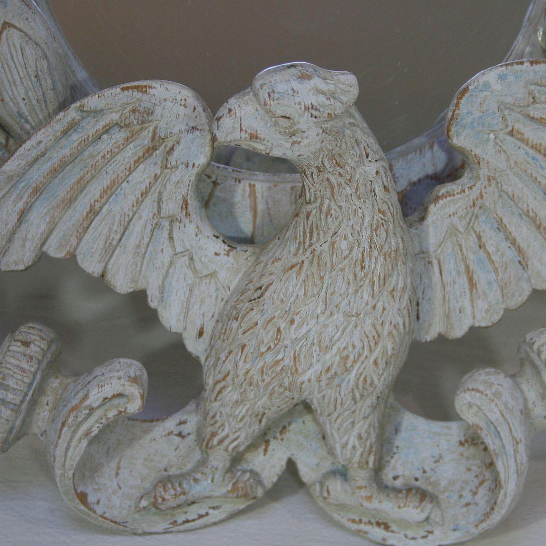 Late 18th Century Spanish Baroque Mirror with Angels and Eagle at 1stDibs