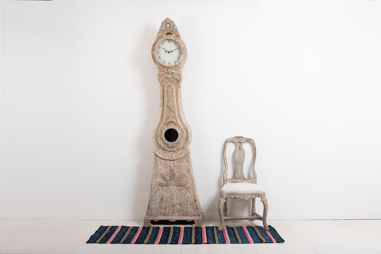 Late 18th Century Swedish Long Case Clock For Sale at 1stDibs