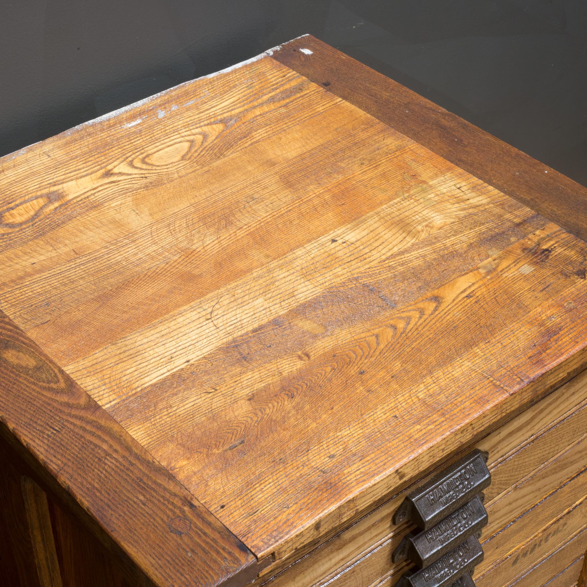Late 19th C. Industrial Typesetter's 15 Drawer Cabinet C.1890 at 1stDibs