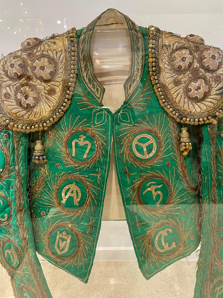Late 19th C. Matador/ Bull Fighter's Jacket in Custom Acrylic Display ...