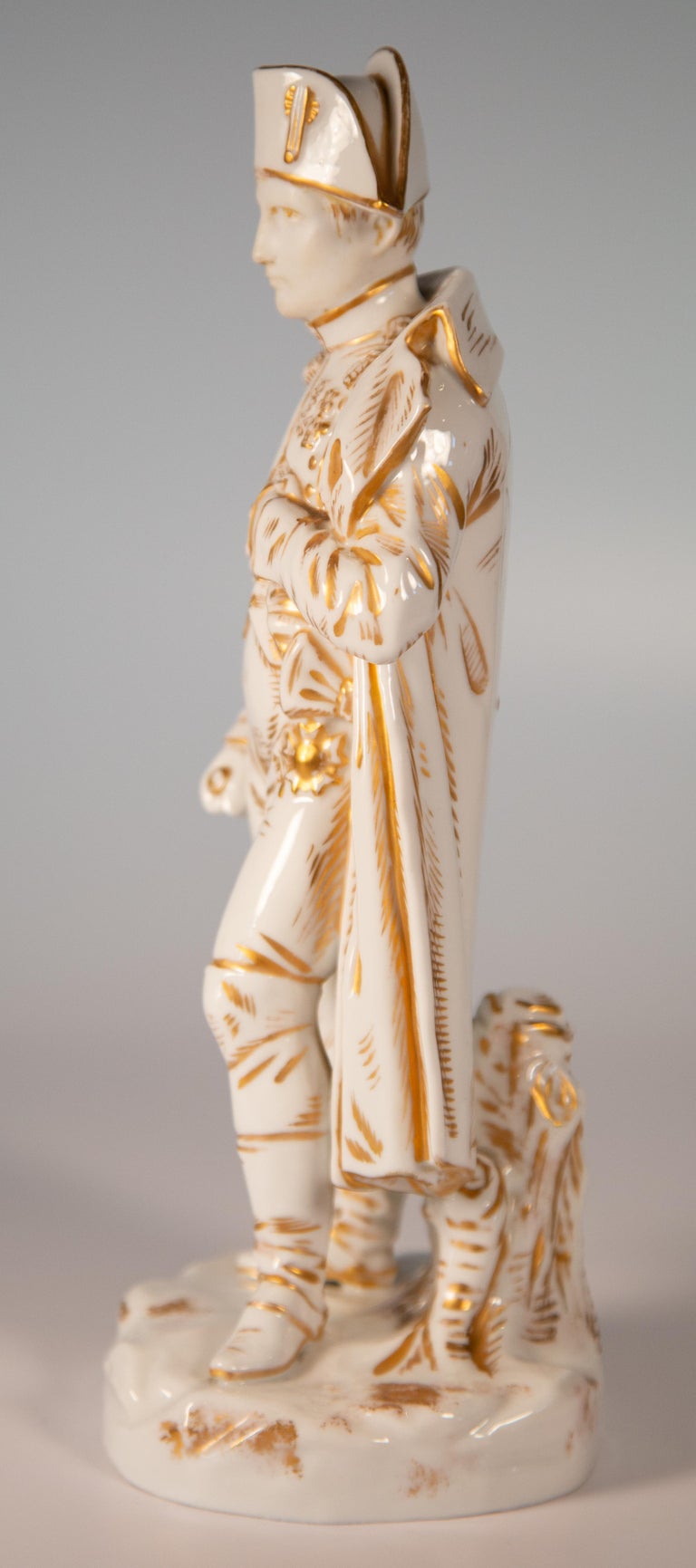 Late 19th Century Paris Porcelain Standing Statue of Napoleon Bonaparte ...